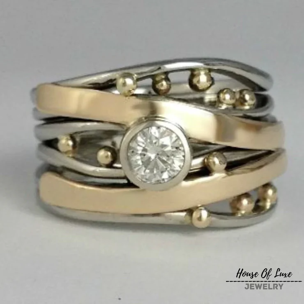 DEBORAH VINTAGE GOLD RING – House Of Luxe