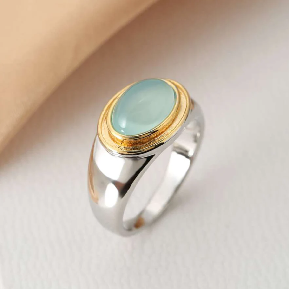 GABI GREEN MOONSTONE RING – House Of Luxe